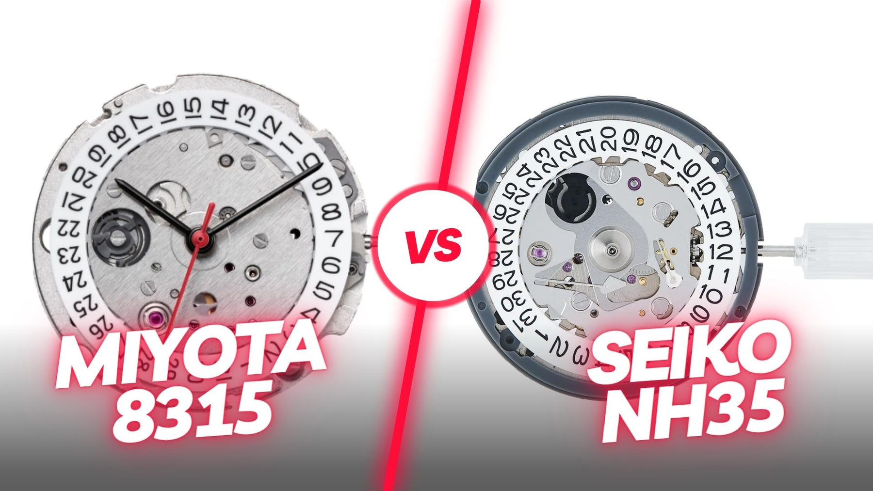 Unveiling the Titans: A Deep Dive into Miyota 8315 vs. Seiko NH35 ...